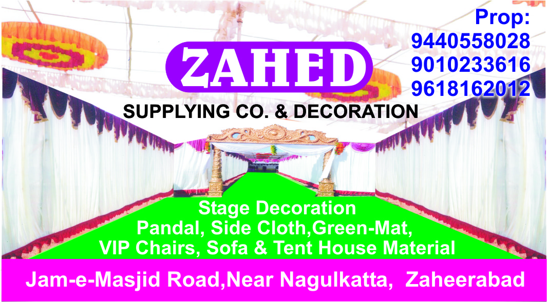 TENT HOUSE :: Zaheerabad2020